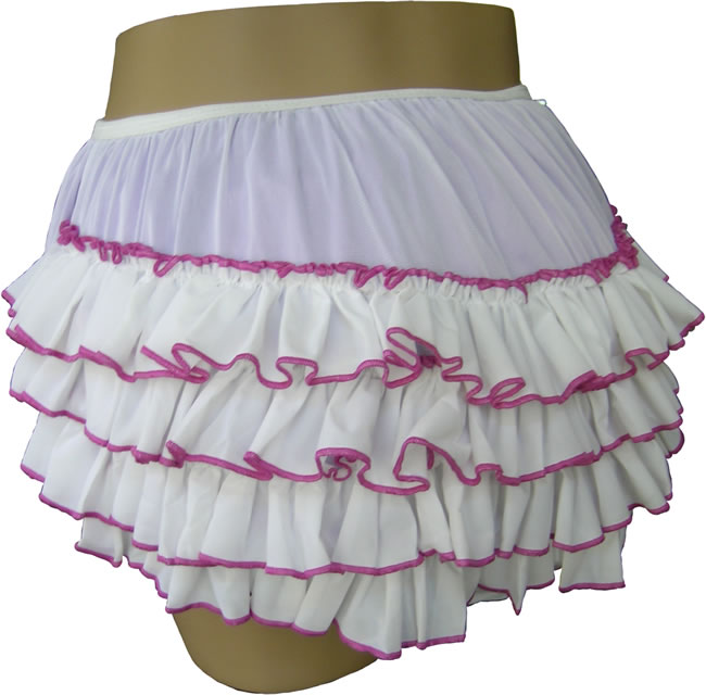 Frilly Plastic Pants for Adults